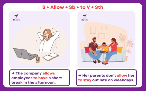 Allow Là Gì? Cấu Trúc Allow, Cách Dùng Chi Tiết + Ví Dụ Thực Tế