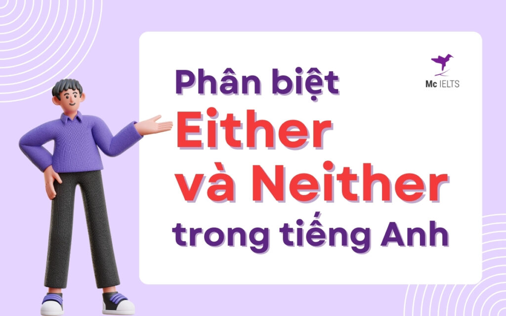 Phân Biệt Either Và Neither - Cách Sử Dụng Và Bài Tập Áp Dụng
