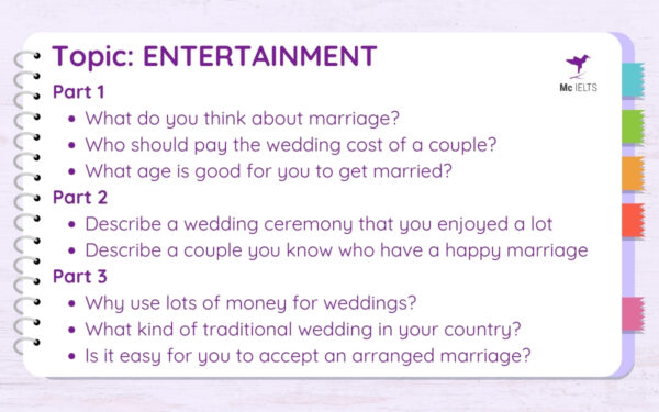 Bài Mẫu IELTS Speaking Topic Entertainment & Vocabulary