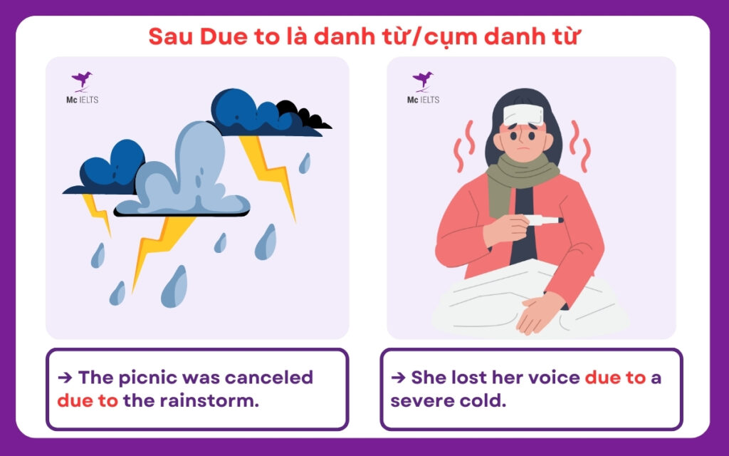 Cấu Trúc Due To: Định Nghĩa, Cách Dùng, Ví Dụ Và Bài Tập